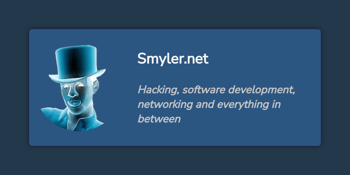 Smyler.net | personal website and blog